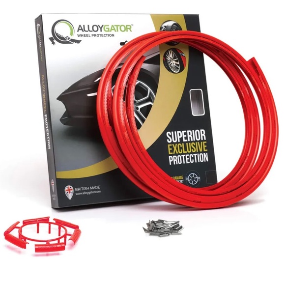 BMW | Other | Alloygator Red Wheel Protectors Wheels Rims Tesla Bmw ...